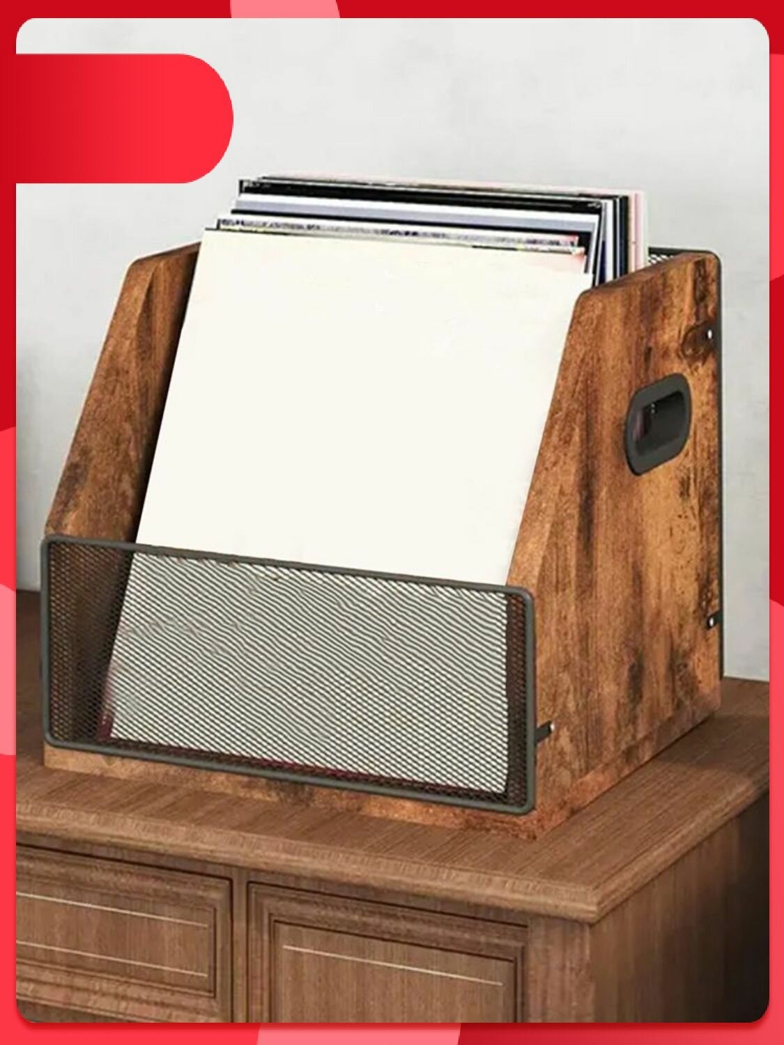 Эксклюзивный контейнер для хранения записей Рекордсмен