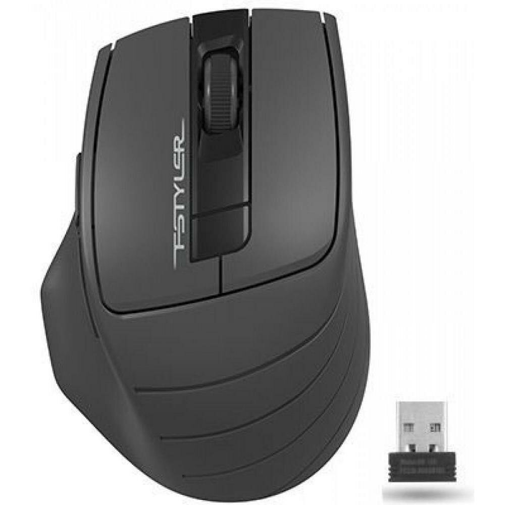 Мышь беспроводная A4TECH Fstyler FG30S серый оптическая USB FG30S