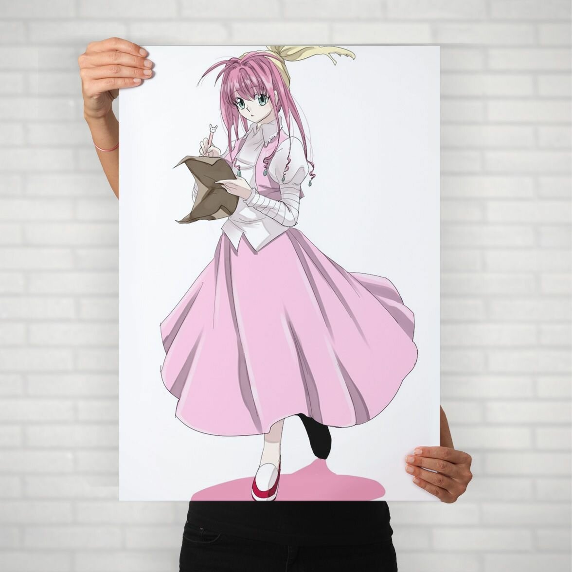 Плакат на стену для интерьера Hunter x Hunter (Неон Ностраде 2) - Постер по аниме формата A2 (42х60 см)