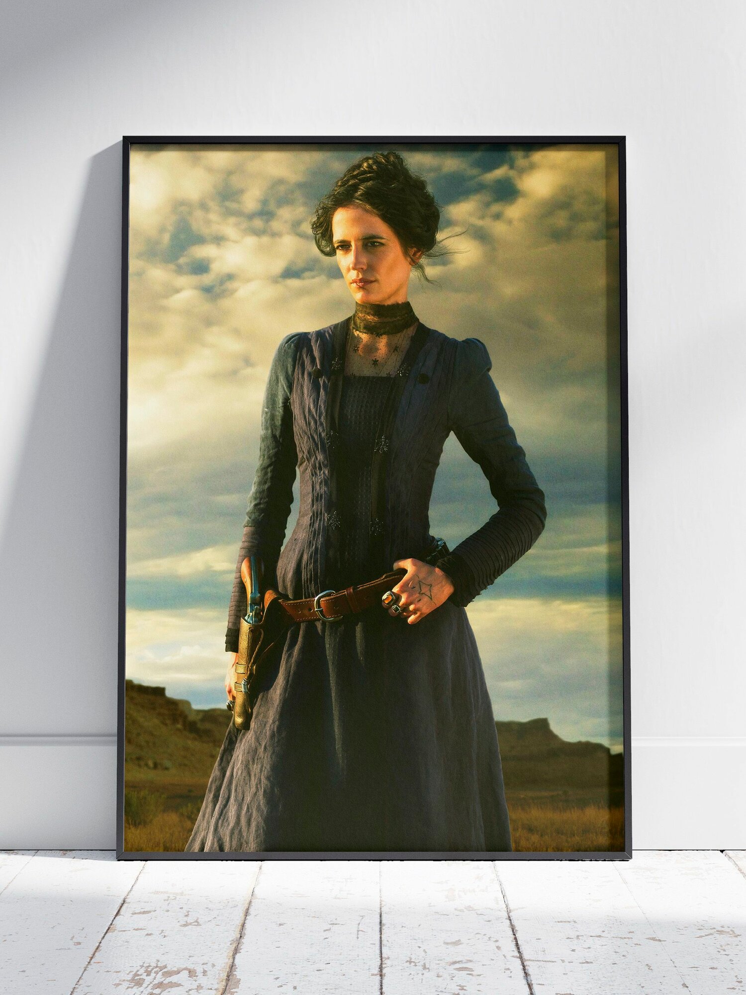 Плакат на стену для интерьера Ева Грин (Eva Green 10) - Постер по актеру фильма, кино, сериала формата A4 (21x30 см)
