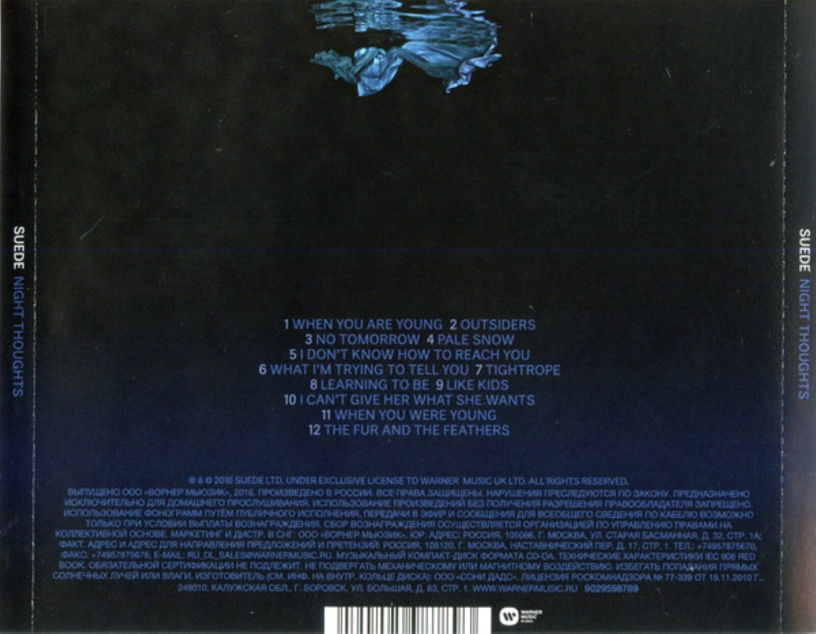 Компакт-диск Suede - Night Thoughts (CD) — фото 1
