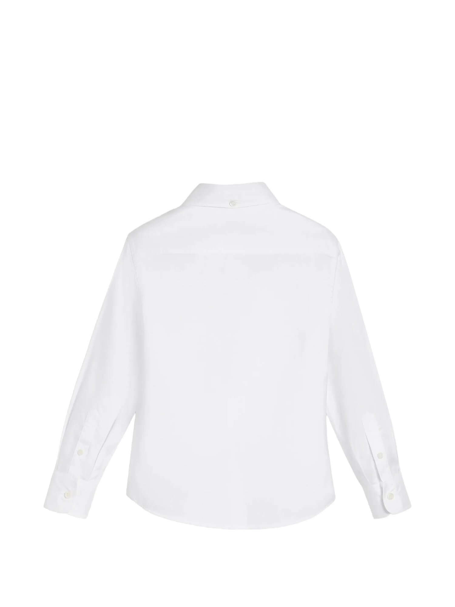 Рубашка BRUNELLO CUCINELLI Cotton twill shirt, размер 4 года, бежевый/белый — фото 1