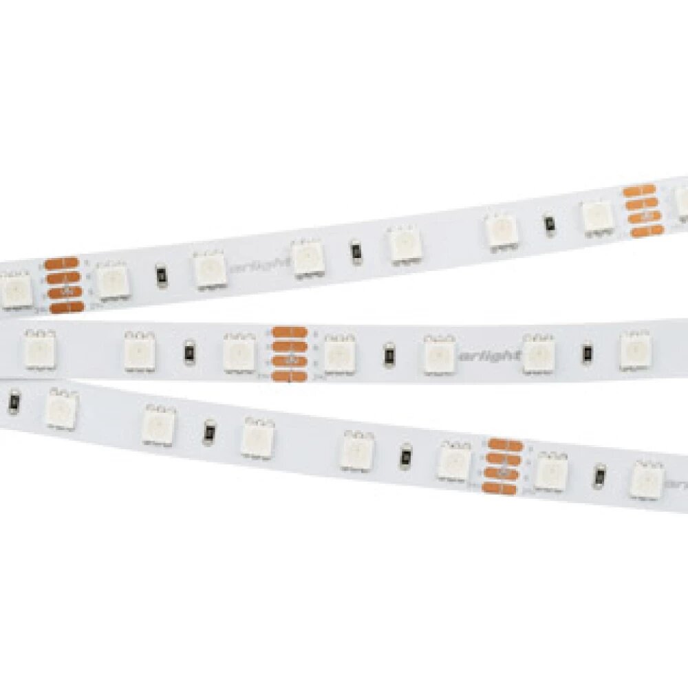 Лента RT-B70-10mm 24V RGB (14 W/m, IP20, 5m) (Arlight, Открытый) 040916