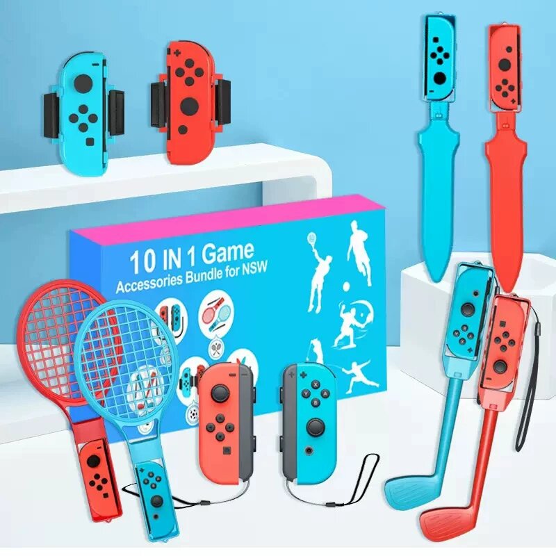 Набор аксессуаров для Nintendo Switch, фитнес 10-в-1, OLED совместимость