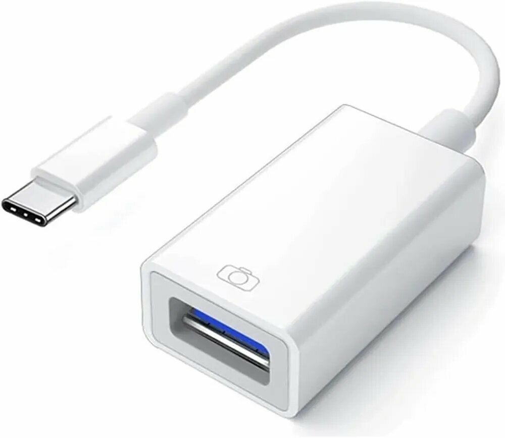 Адаптер Apple -C на , 2 шт, сертифицированный MFi, кабель OTG Type-C на USB 3.0, совместимый с iPhone 17/16/15, MacBook , iPad Pro/Air, iMac, Surface, Galaxy S24 и другими (2 шт.)
