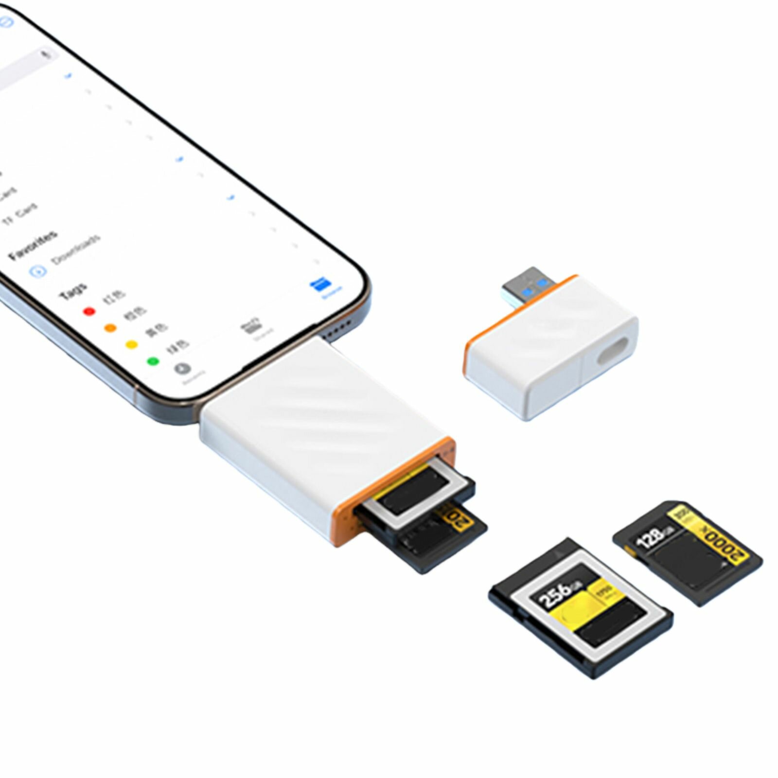 CFexpress Type-B и SD 3.0 кард-ридер USB 3.2 со скоростью передачи данных 10 Гбит/с