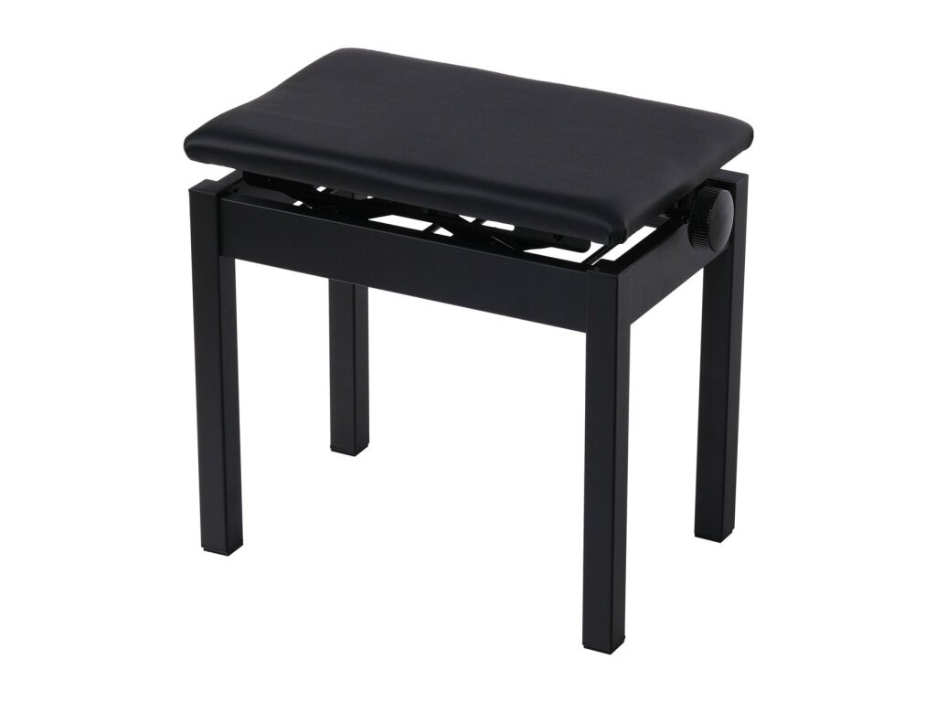HY-TM41-SATIN-BLACK Банкетка, матовый черный, искусственная кожа, Rin