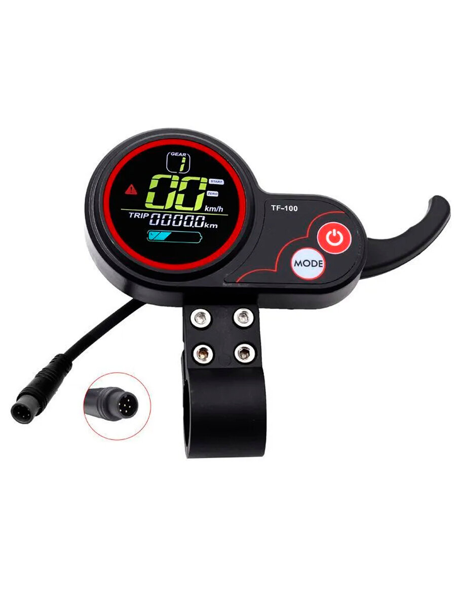 Бортовой компьютер TF-100 для электросамоката Kugoo M4, M4 Pro, Max Speed (36v/6pin)