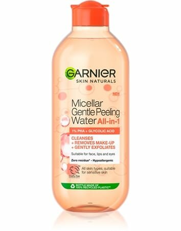Средство для снятия макияжа Garnier Skin Naturals Micellar Gentle Peeling, 400 мл