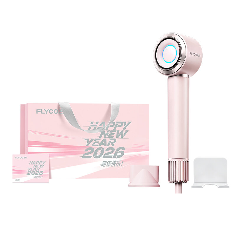 Фен унисекс FLYCO FH6371, Diamond Powder[Nozzle+Bracket]
