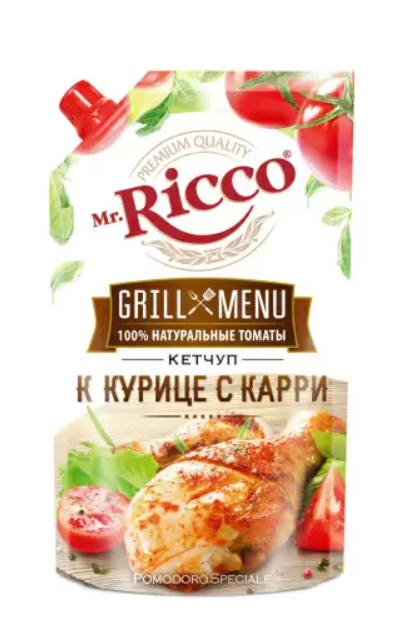 Mr.Ricco Кетчуп К курице с карри, 300 г