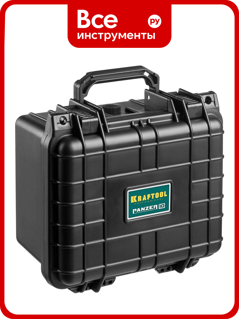Ударопрочный пластиковый ящик KRAFTOOL Panzer степень защиты IP55, 10 38251-10, для сохранности