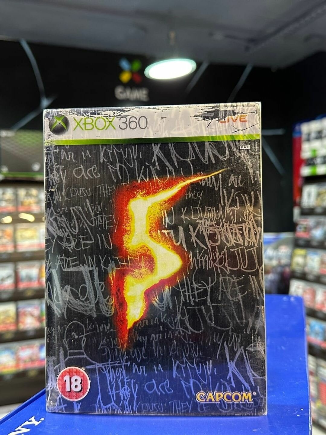 Игра Resident Evil 5 Steelbook Edition (Xbox 360) (Box)