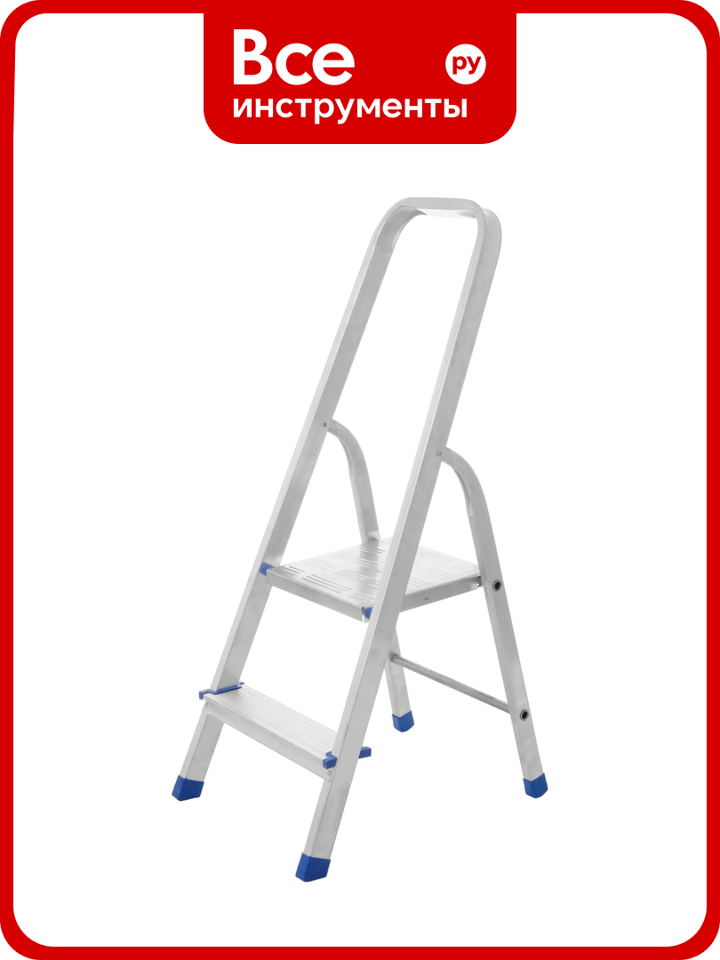 Стремянка STAIRS алюминиевая 2 ступени AS02