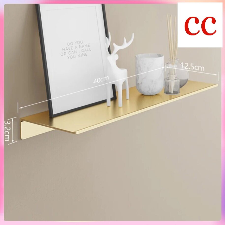 Полка для ванной матовое золото алюминий 40cm Shelf