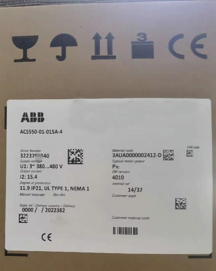 Модуль ABB ACS550-01-015A-4