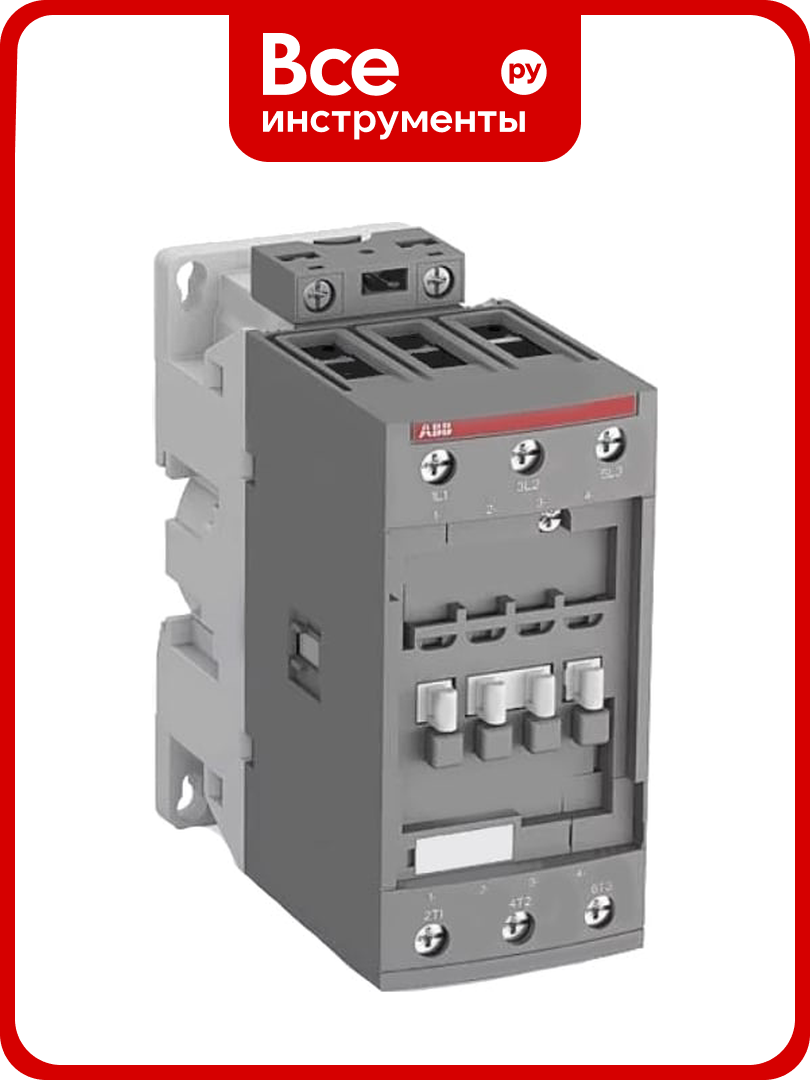 Контактор ABB AF65-30-00-13 65А AC3, катушка 100-250В AC/DC 1SBL387001R1300