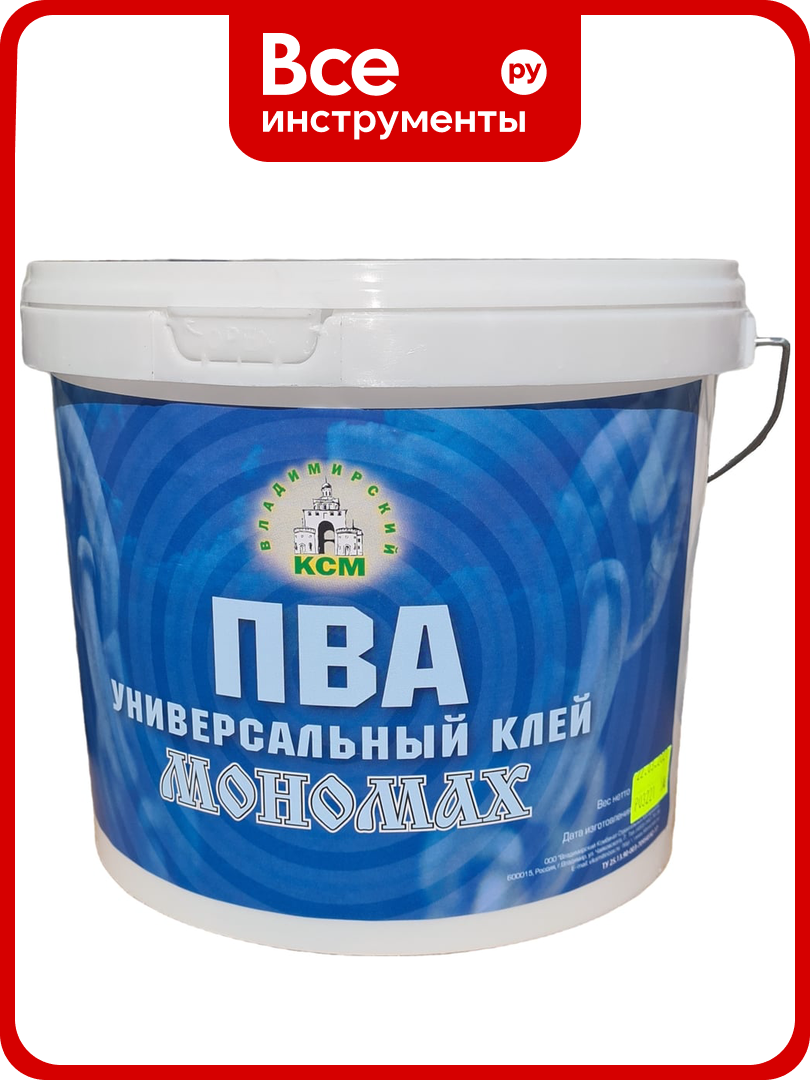 Универсальный клей Мономах ПВА 5л 2пвау5б