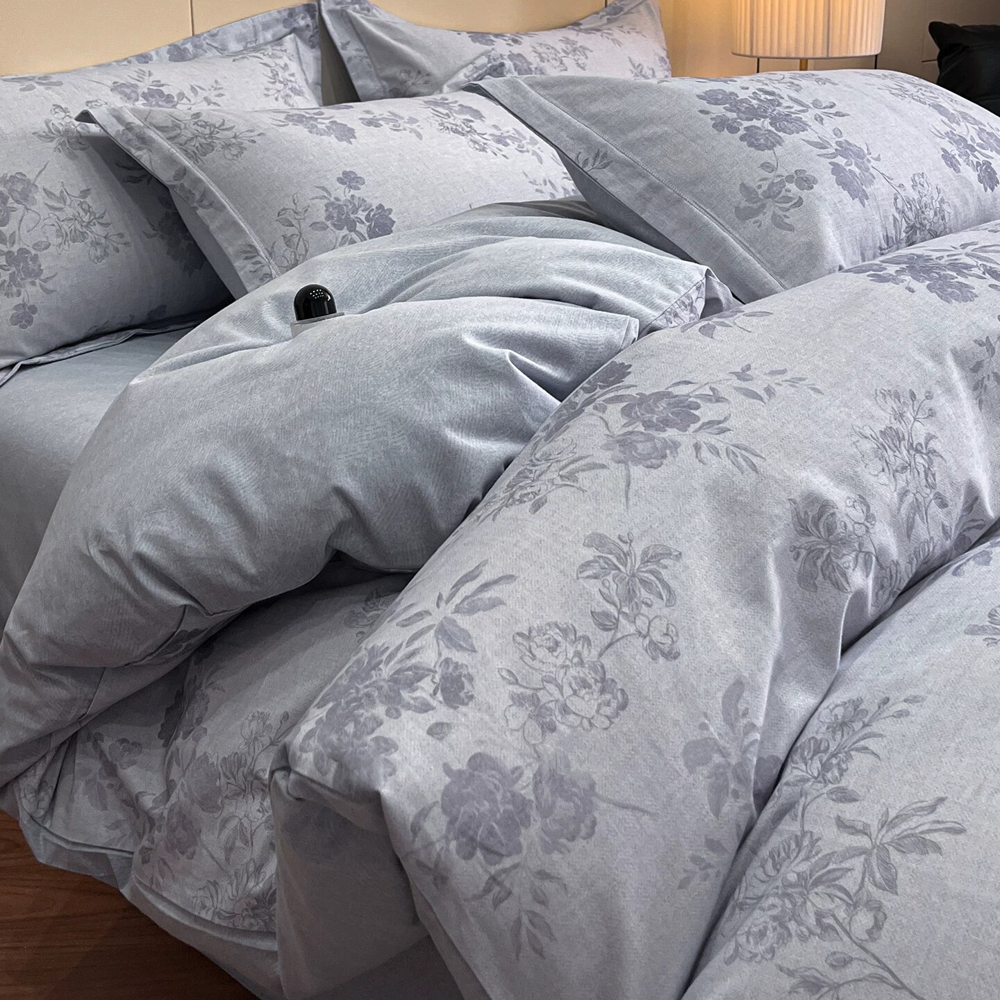 Комплект постельного белья Herrani Home Textiles 2025: новый, из 100% утолщенного хлопка с начесом, четырехкомплектный,