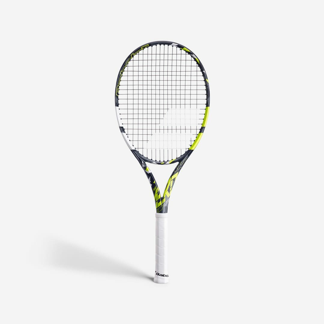 DECATHLON ракетка для большого тенниса Babolat Pure Aero Lite, 270 г, grip 1, темно-серый/флуоресцентный желтый/белый