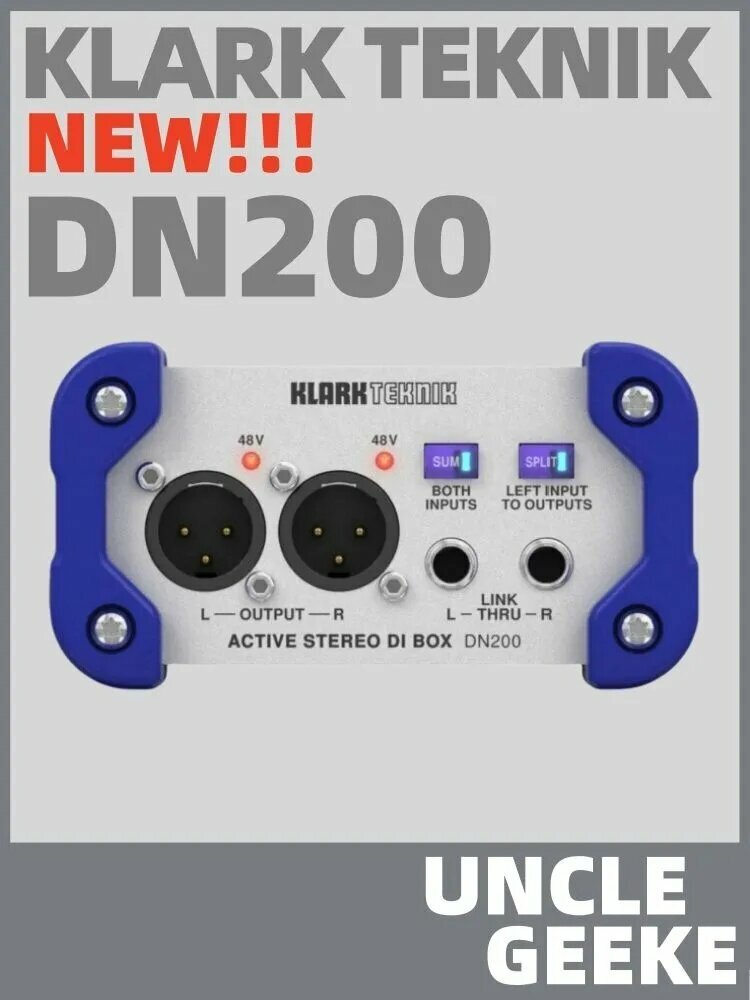 KLARK TEKNIK DN200 2-канальный активный DI Box