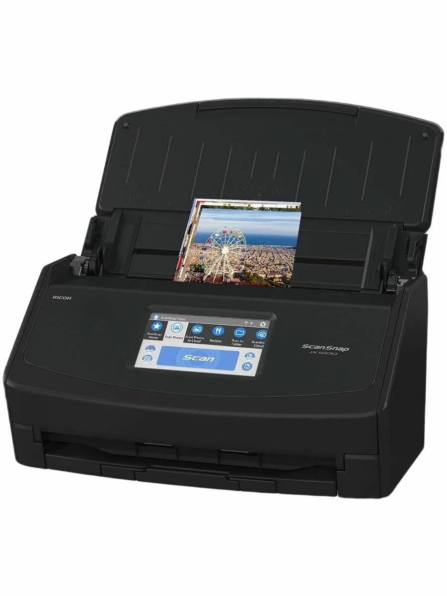 Сканер Fujitsu ScanSnap iX1600, чёрный