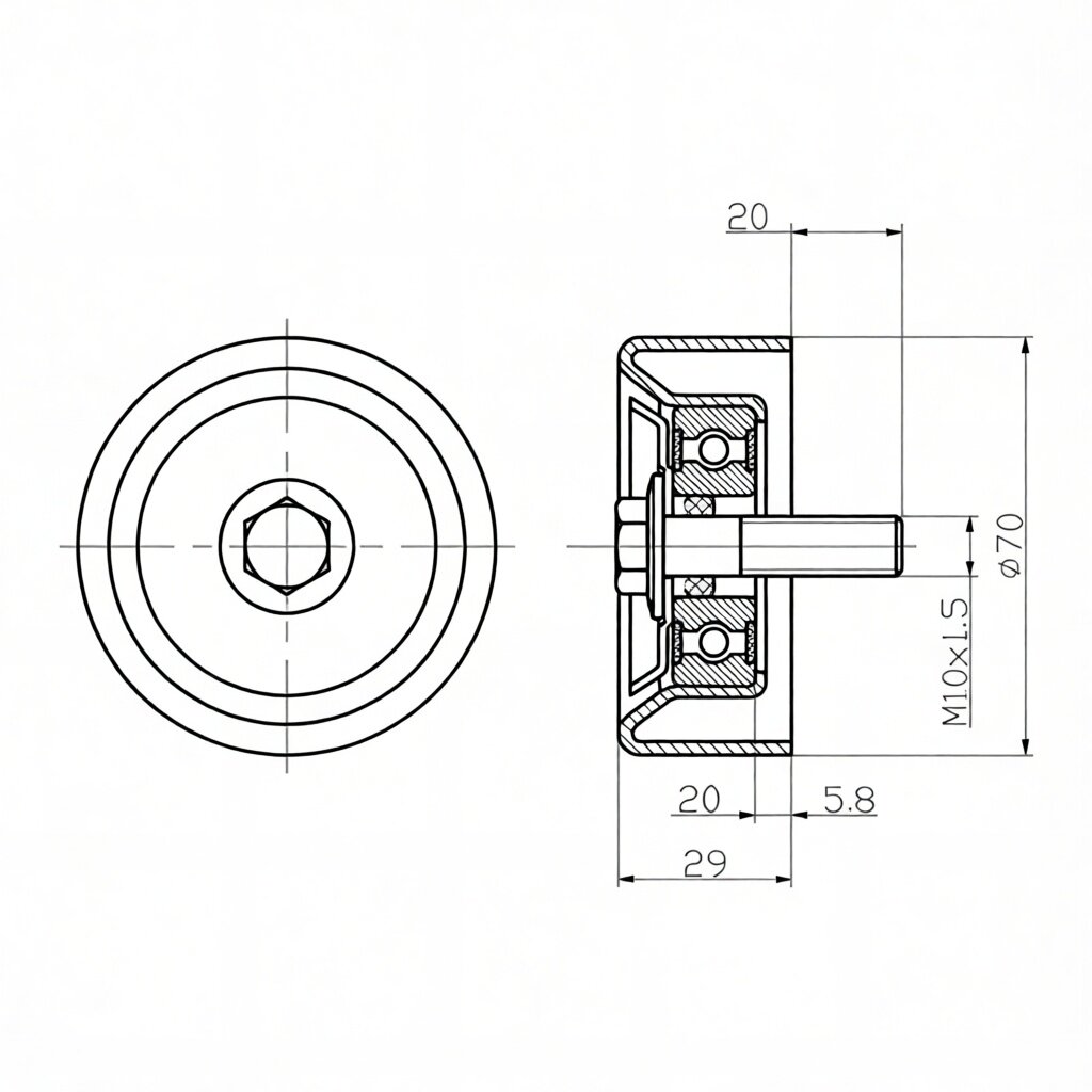 Втулка стабилизатора / Перед. подв. подходит для FORD Fiesta V 1.25-1.6D 01 / Fusion 1.25-1.6D 02, M