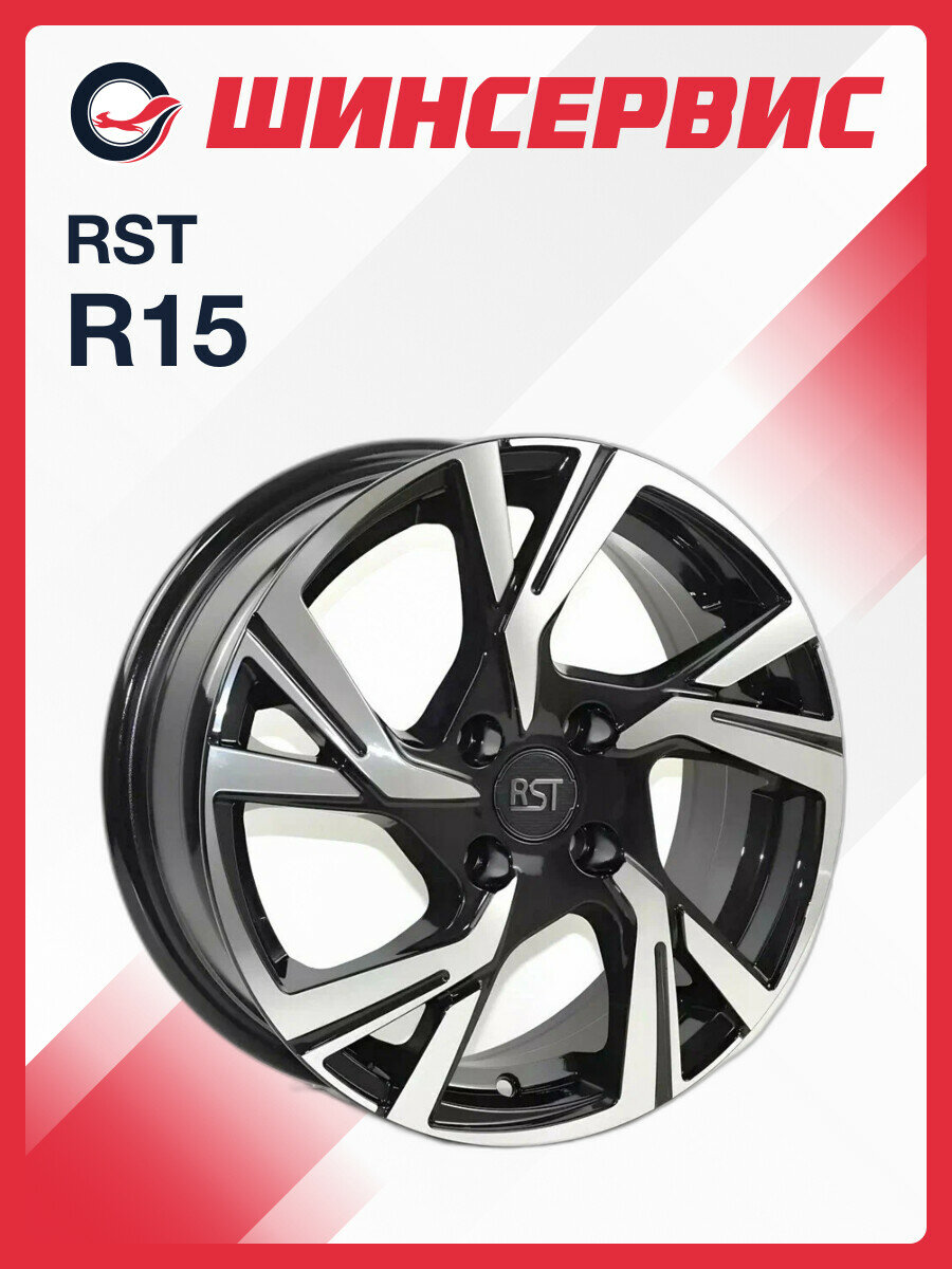 Литой колесный диск RST R075 R15x6.0J 4x100 ET40 ЦО60.1 для автомобиля