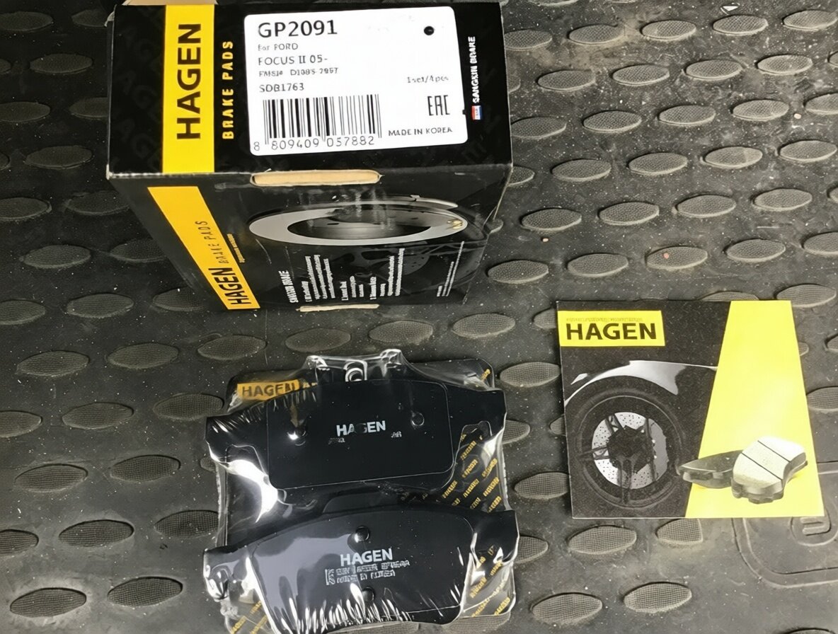 Колодки задние FORD FOCUS II GP2091 Sangsin brake арт. GP2091