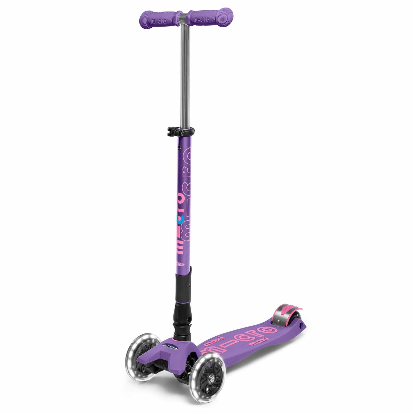 DECATHLON самокат Micro Maxi Micro Deluxe LED, фиолетовый