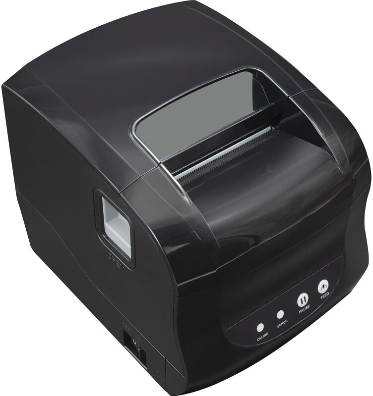 Принтер этикеток и чеков POScenter PC-365 (прямая термопечать, 3", USB) черный