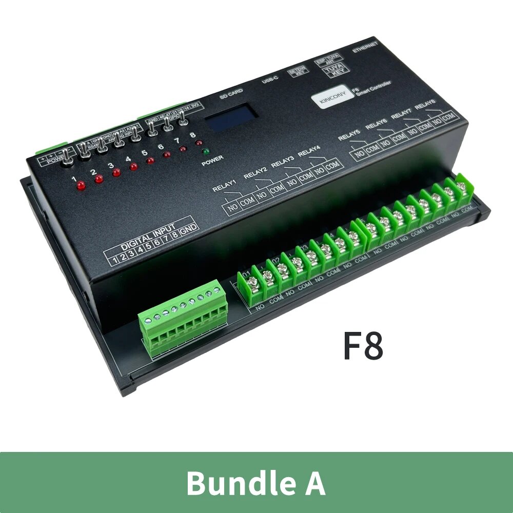 KinCony F8 ESP32 модуль автоматизации, Bundle F8-Bundle-A