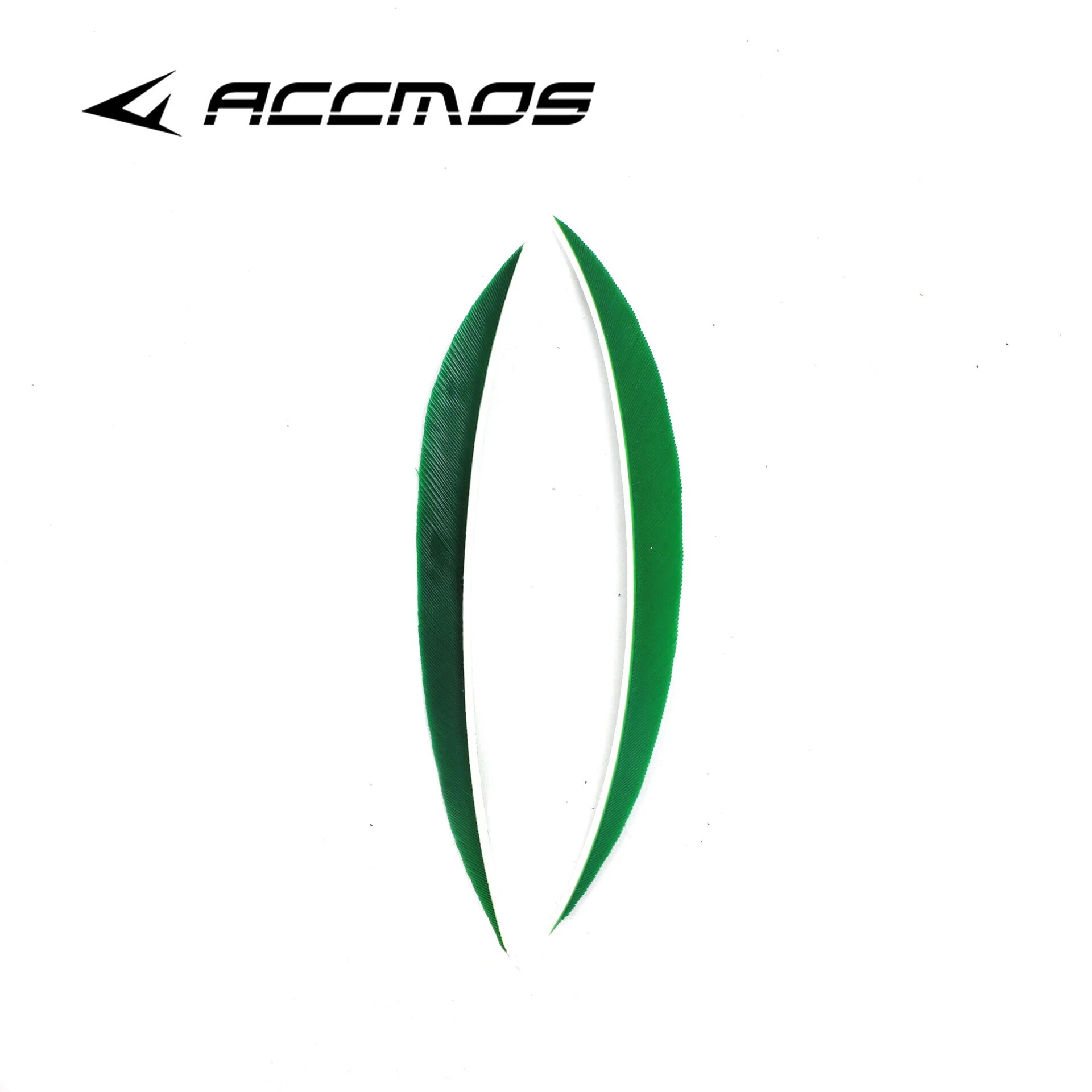 Оперение ACCMOS для стрел, зеленые, 5 дюймов, 50 шт.