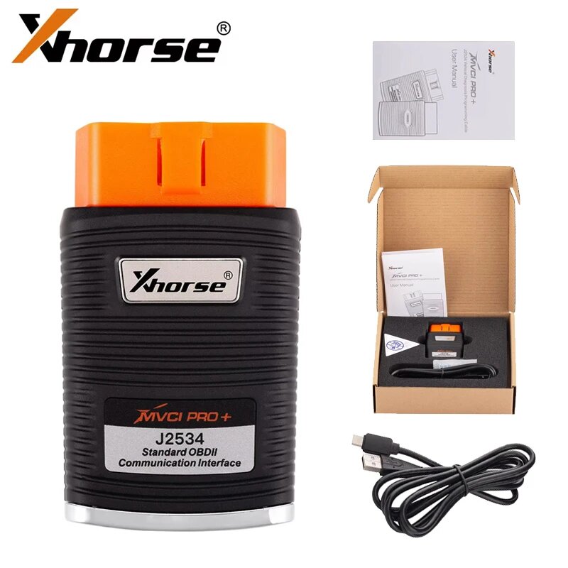 Диагностический Кабель XHORSE XDMVJP MVCI PRO+ J2534 Super Для Программирования И Диагностики Автомобилей Toyota С Поддержкой.