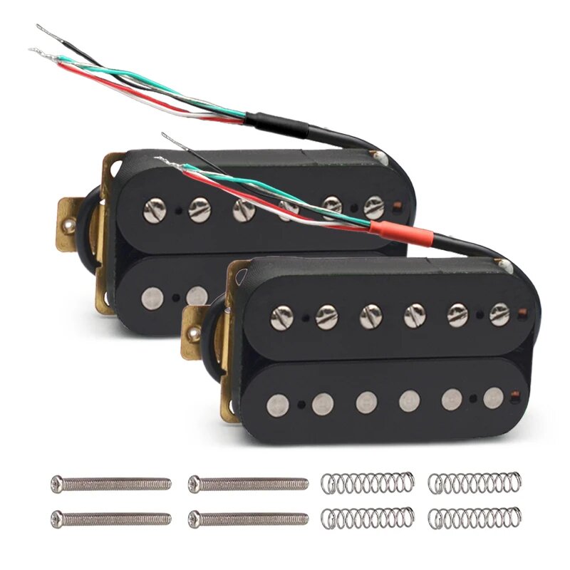 GETMUSIC Double Coil Humbucker Pickup, черный