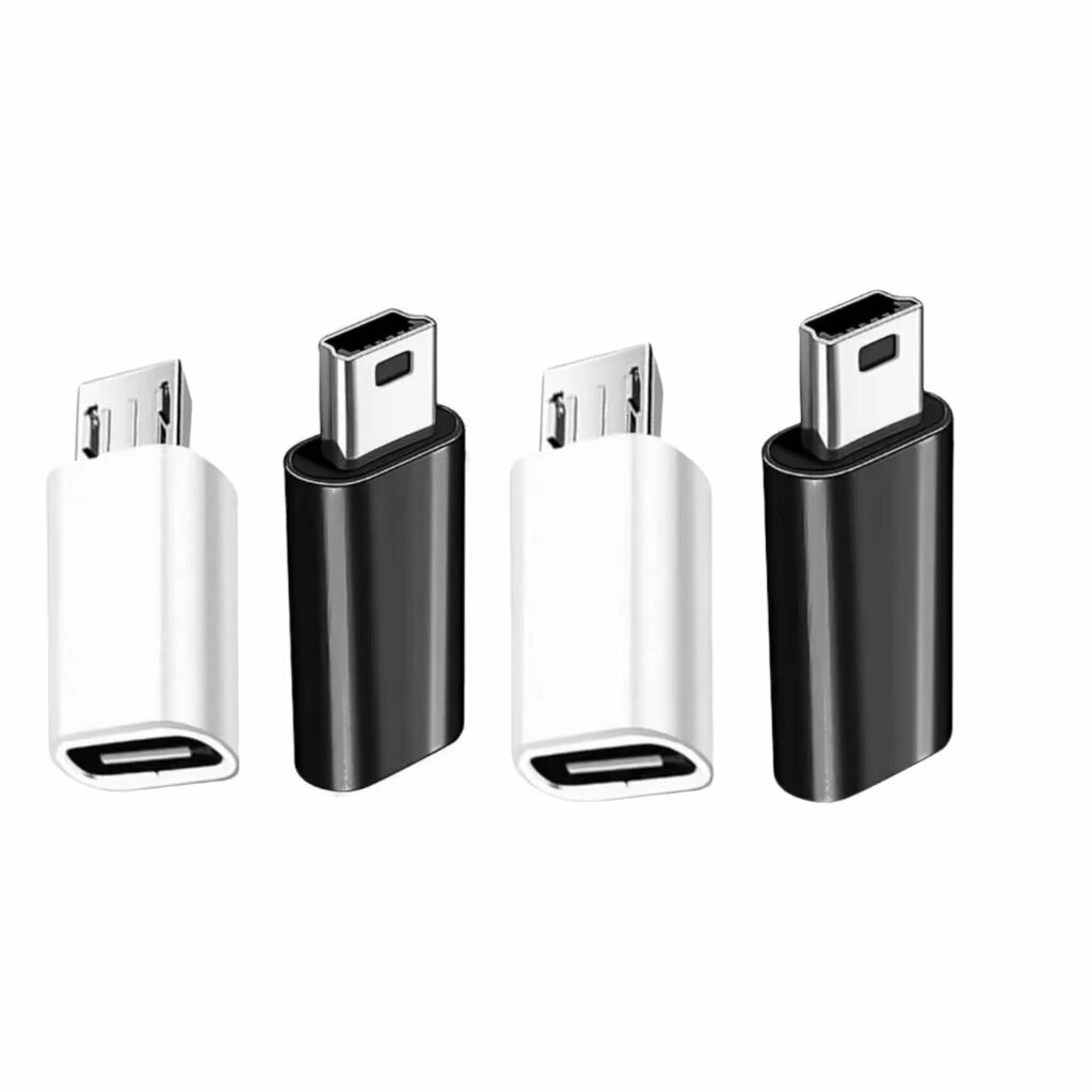 Адаптеры USB-C на Micro-USB и USB-C на Mini-USB совместимы с большинством популярных white4pcs