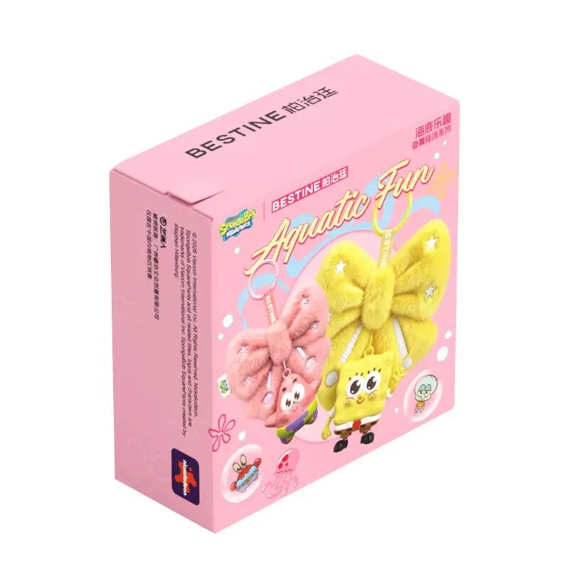 Плюшевая Игрушка-сюрприз Bestine SpongeBob: Ароматерапевтический Подвесной Декор В Закрытой Коробке Для Взрослых