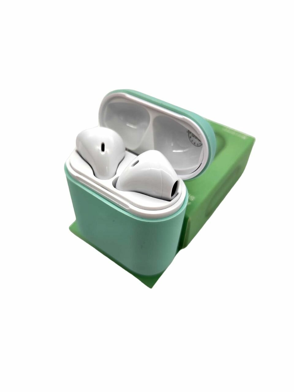 Силиконовый чехол для наушников AirPods 2, зеленый