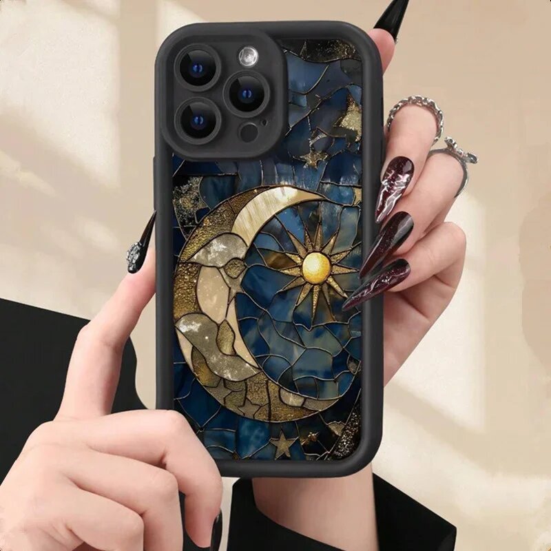 Чехол Sun&Moon для iPhone 11, черный, противоударный