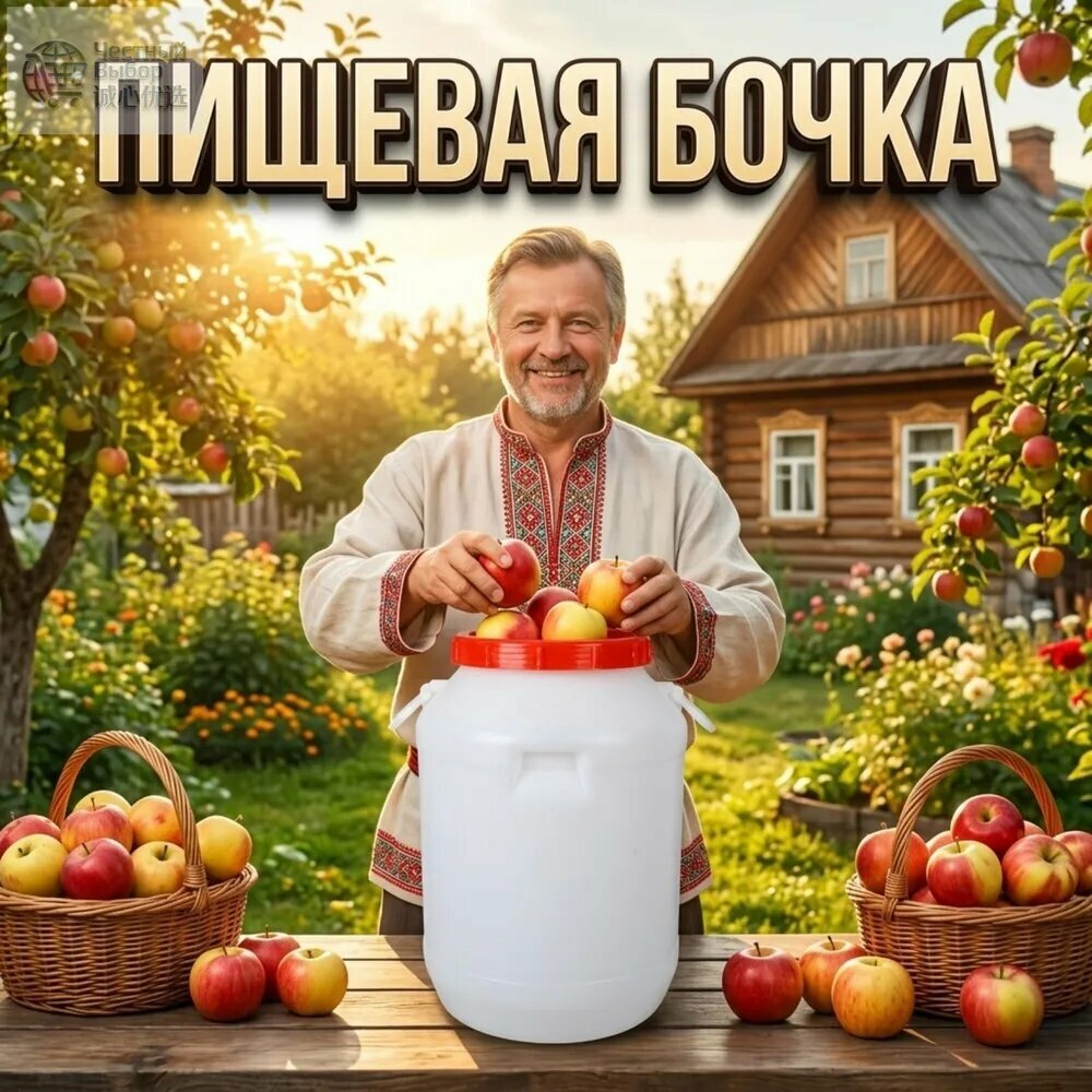 Ведро, 50 л, 1 шт