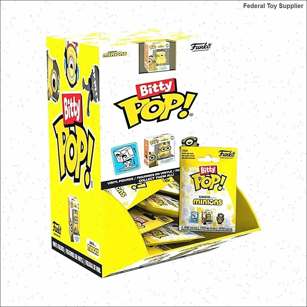 Набор фигурок Bitty POP! Minions, 2.3 см