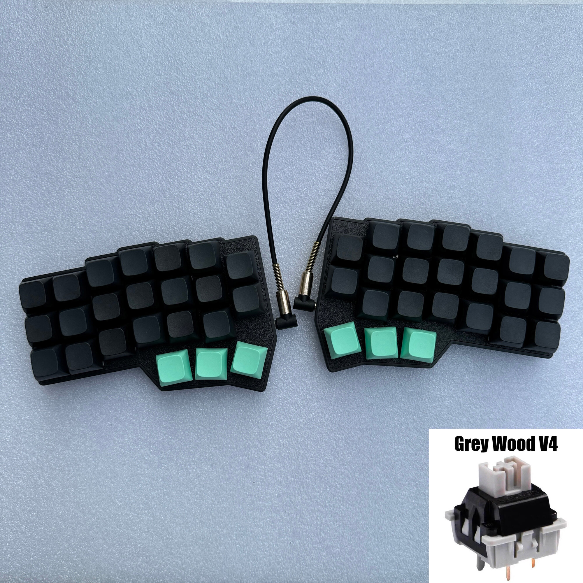 Corne V4 Проводная Раздельная Клавиатура С Горячей Заменой Rgb Эргономичная Клавиатура