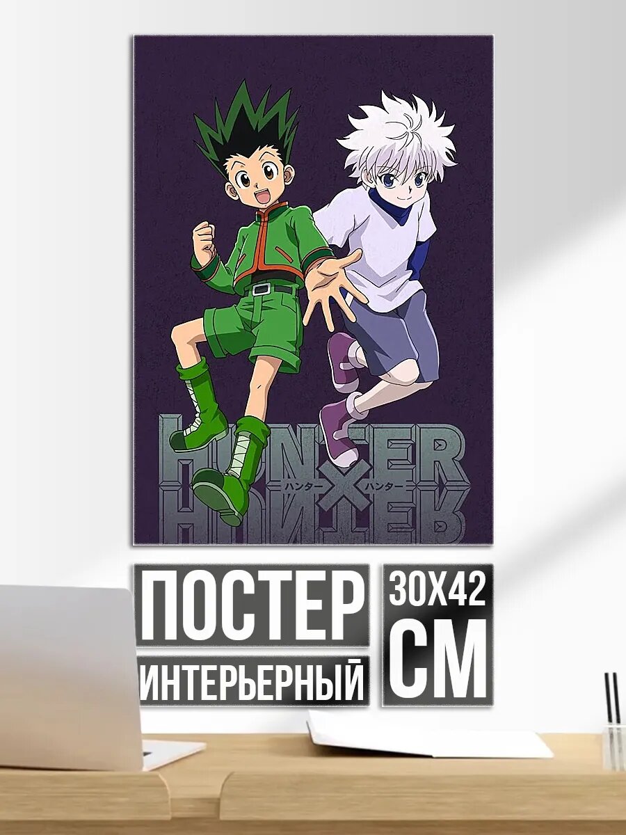 Плакат постер Гон и Киллуа