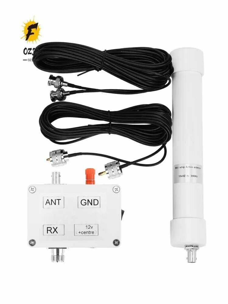 (A R Q K) Активная антенна 10 кГц до 30 МГц Mini Whip Hf Lf Vlf Vhf Sdr Rx с портативным кабелем