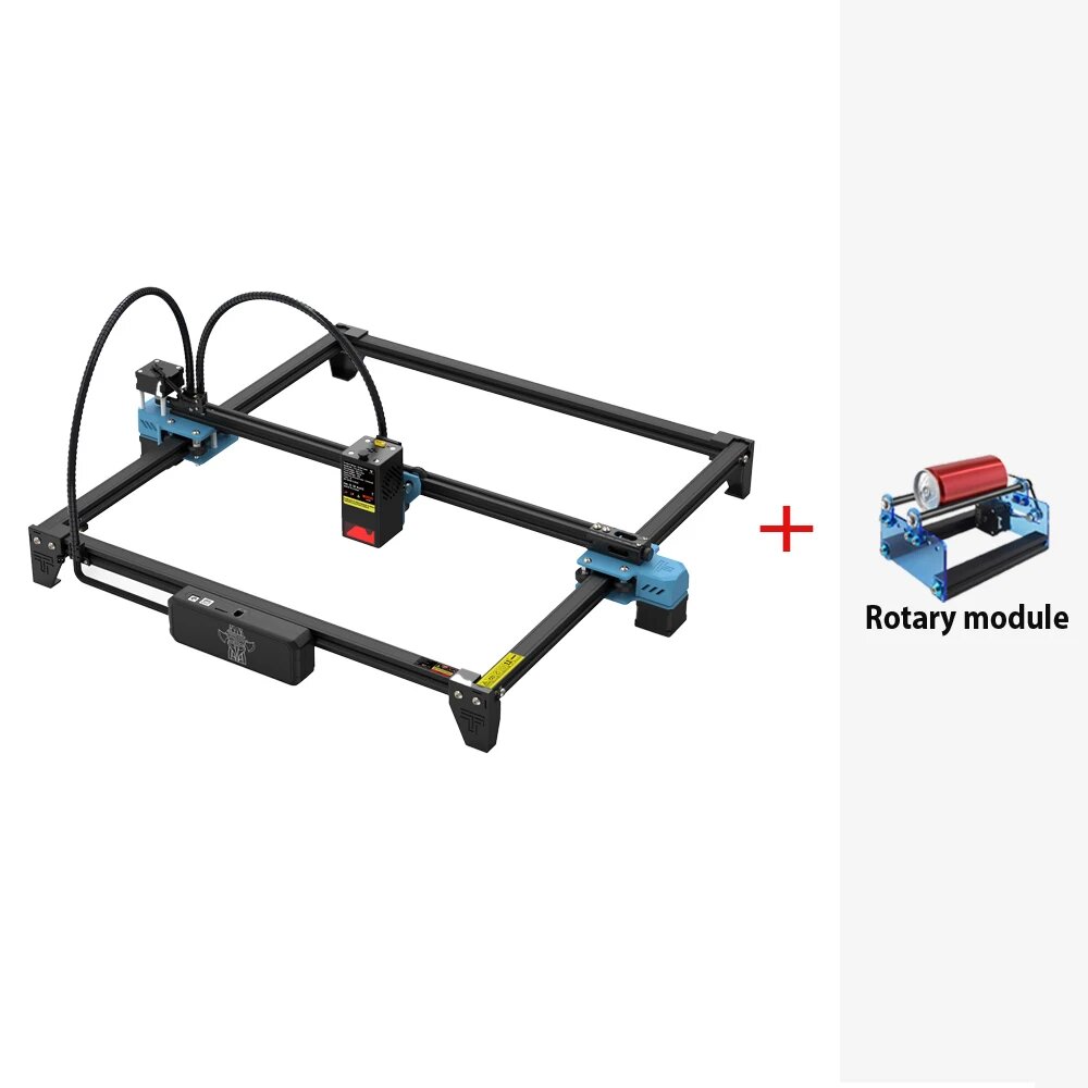 Лазерная гравировочная машина Twotrees TTS-20 Pro Metal с беспроводным оффлайн контролем 20W синего света CNC лазерная резальная и маркировочная машина