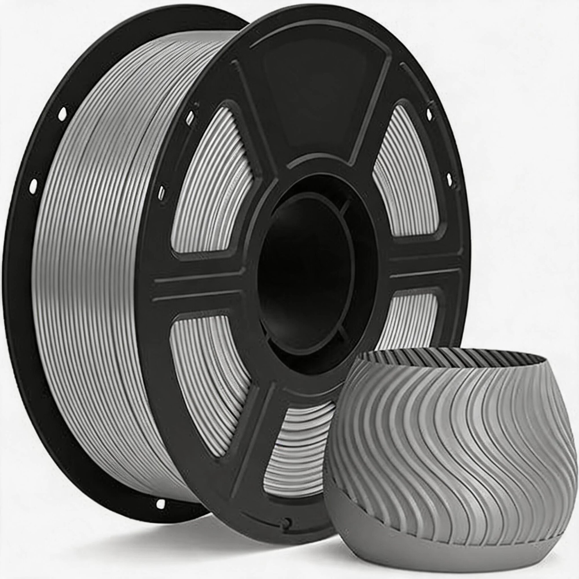 MANLANG Филамент PETG для 3D-печати 1.75 мм, набор цветов 250g gray
