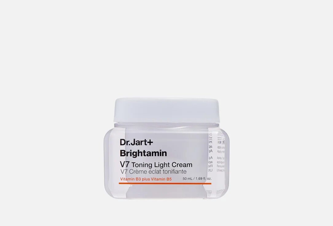 Dr. Jart+ Brightamin Toning Light Cream Крем c ниацинамидом и пантенолом для выравнивания тона 50мл