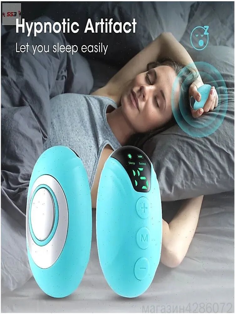 Микротоковый массажёр для сна от бессонницы Palm sleep massager