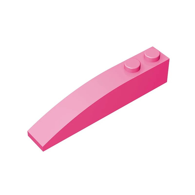 Gobricks изогнутые кирпичи 6x1 набор из 10 штук 012