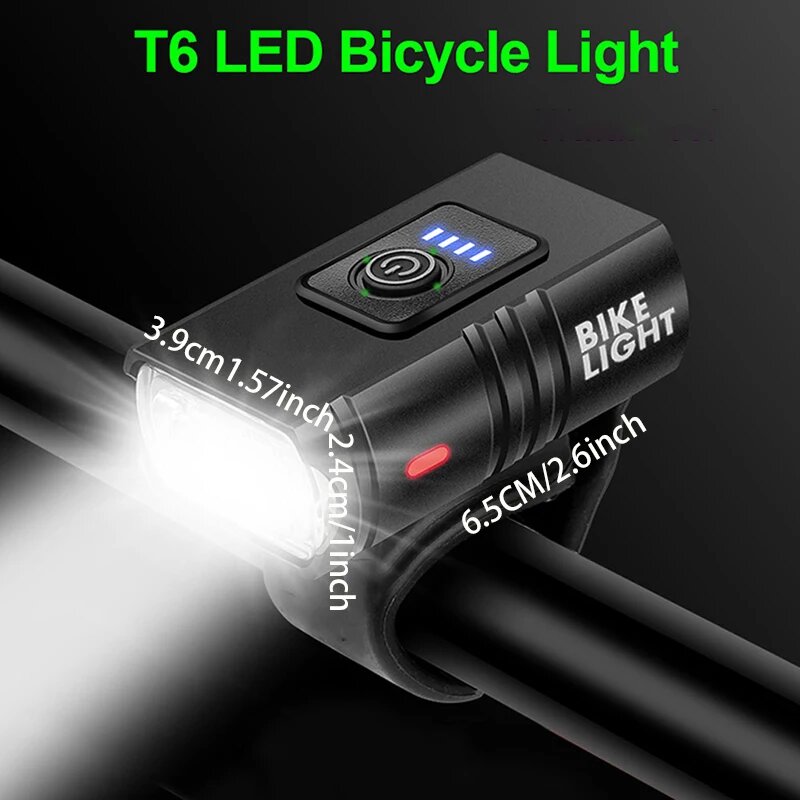 Велофонари 2-в-1 USB rechargeable — фото 1